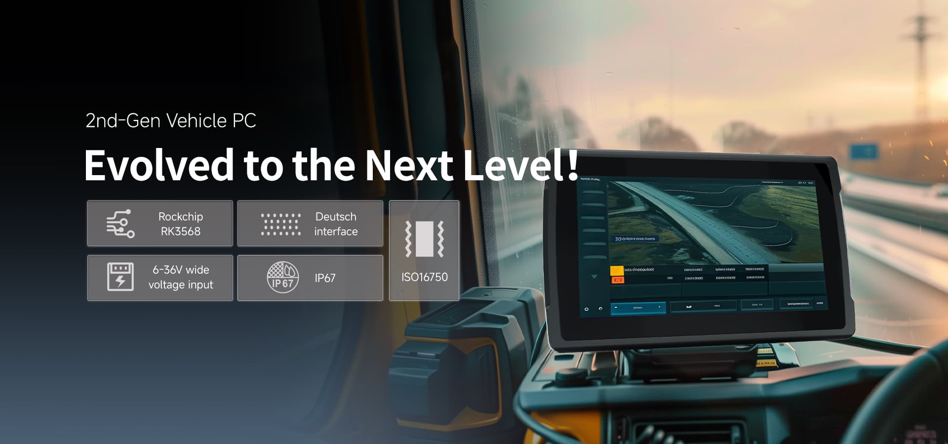 V12R - 10.1 inch Vehicle PC, In-Vehicle tablet - ONERugged