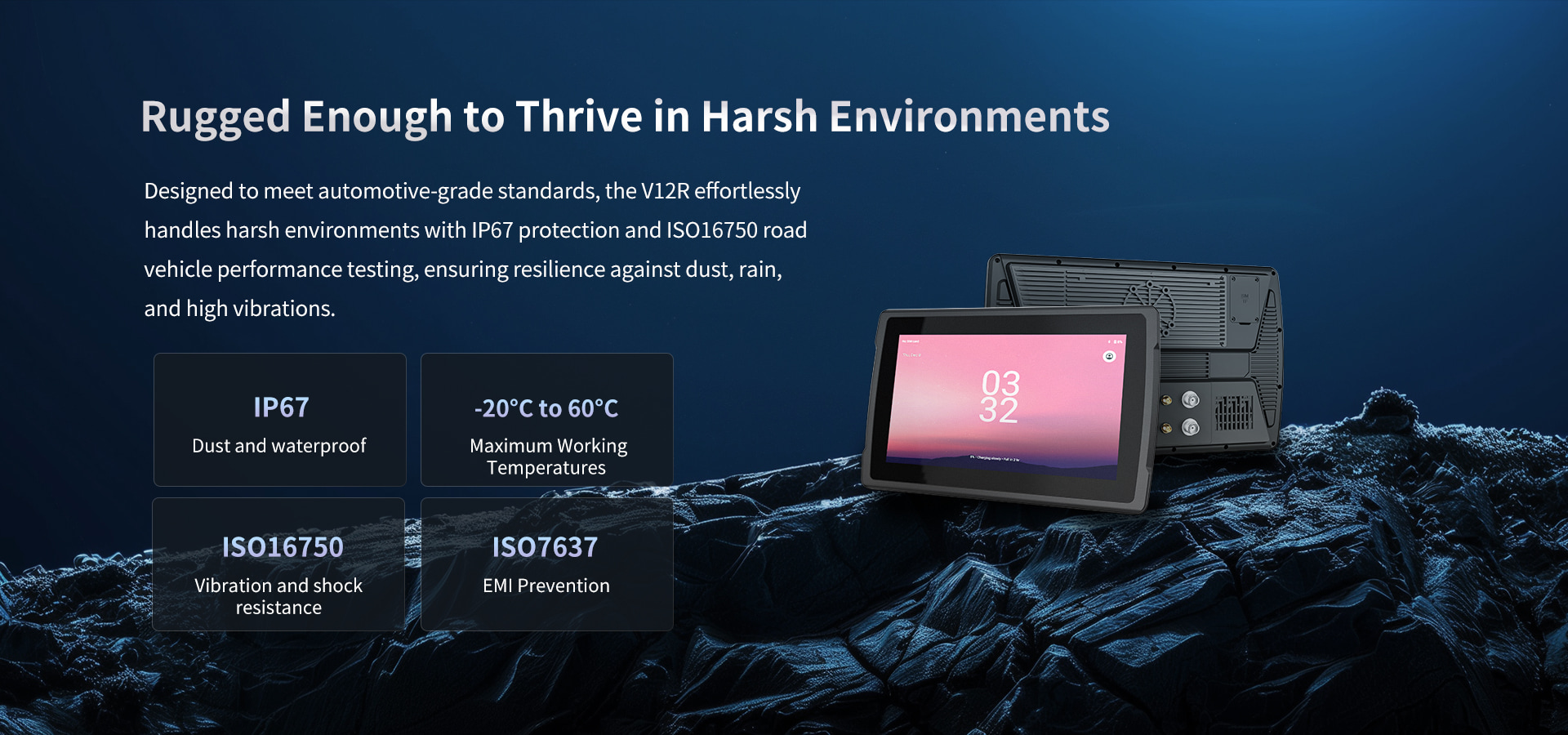 V12R_10.1 inch Vehicle PC-ONERugged